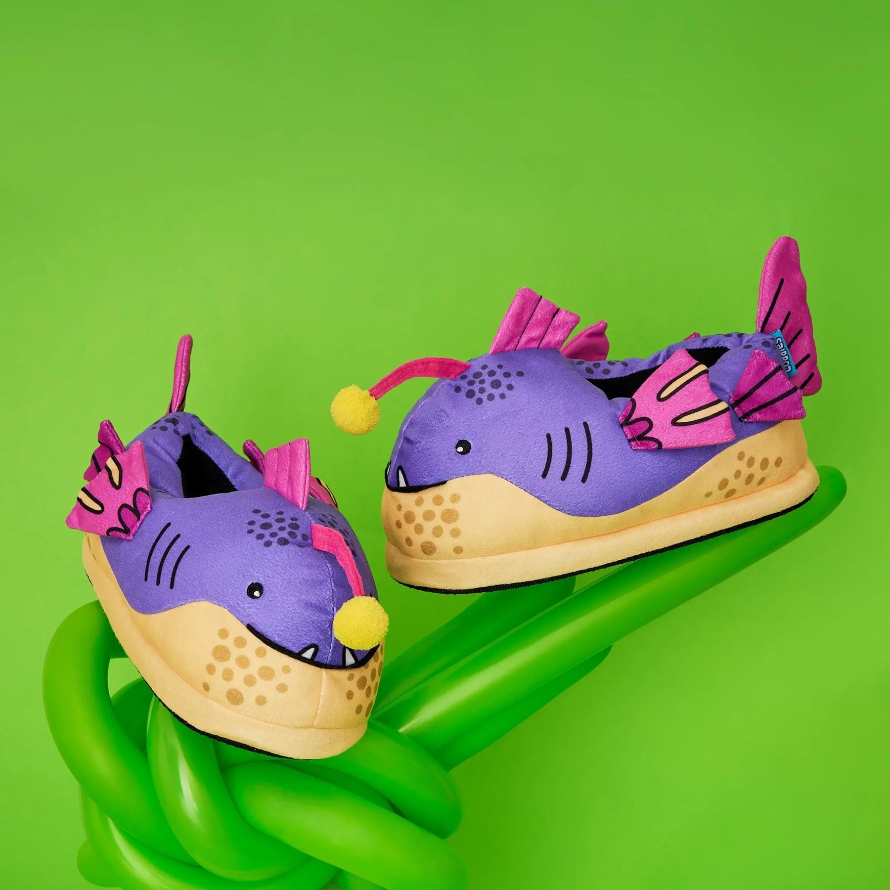 Coddies Anglerfish Slippers | Unisex Funny Slippers, Novelty ...