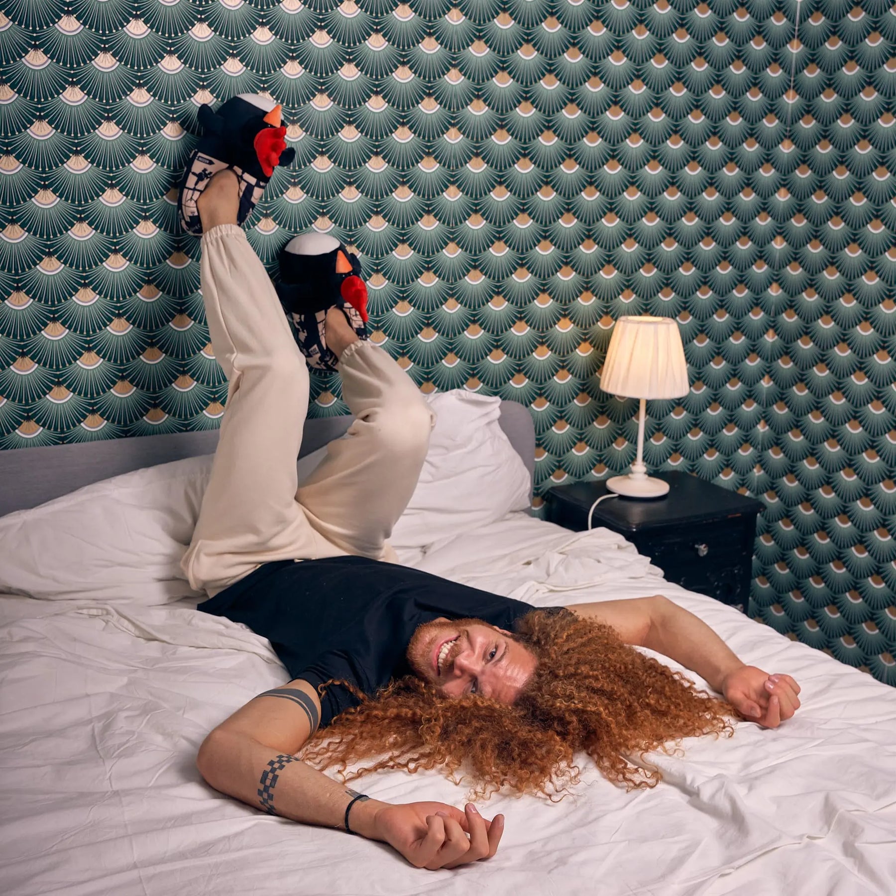 Coddies Feathers McGraw Slippers | Unisex Funny Slippers, Novelty ...